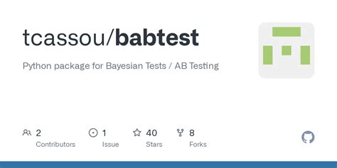Github Tcassoubabtest Python Package For Bayesian Tests Ab Testing