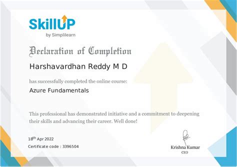 Harshavardhan Reddy M D On Linkedin Azure Skillup Azurefundamentals