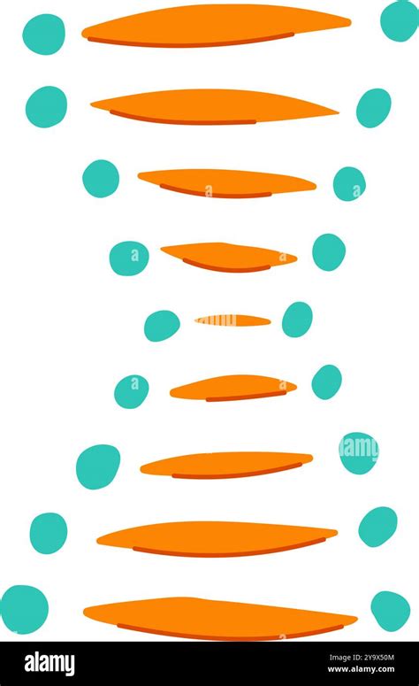 Transcription Dna Spiral Cartoon Vector Illustration Stock Vector Image