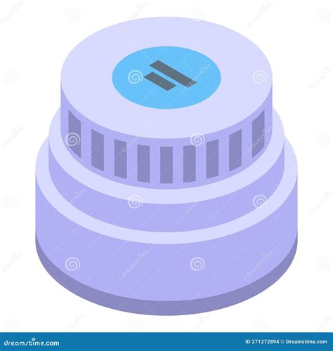 Round Gas Detector Icon Isometric Vector Meter Instrument Stock Vector Illustration Of