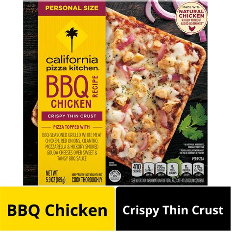 California Pizza Kitchen Bbq Chicken Personal Size Frozen Pizza With
