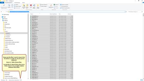 Importing Multiple Csv Files Into Access Every File Into Separate Table Stack Overflow