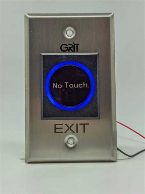 Tombol Exit Button Slim Plate Tombol No Touch Button Exit Slim Touchless Tombol No Touch Akses