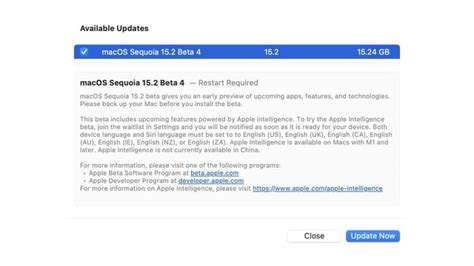 Apple Releases MacOS Sequoia 15 2 Beta 4 With Expanded Apple Intelligence Features Download
