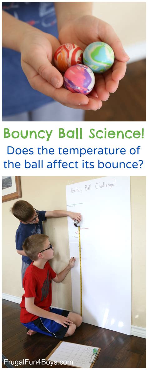 bouncy ball science experiment does the temperature of a ball affect