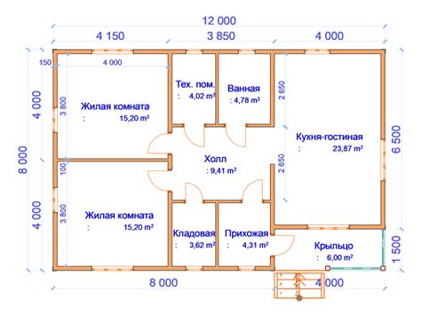 Дом 8 на 10 проект одноэтажный Проекты домов 8 на 10 метров 8х10
