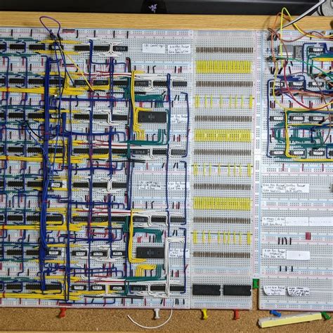 The Hack Computer From Nand2tetris On Breadboards