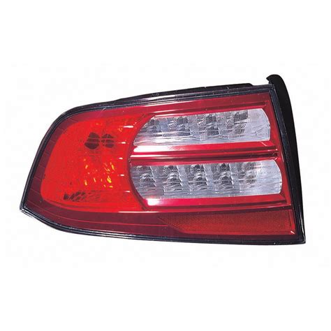 Kai New Capa Certified Standard Replacement Driver Side Tail Light Lens