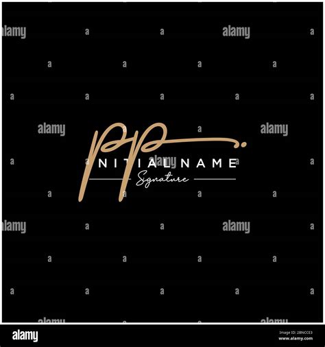 Pp Signature Hi Res Stock Photography And Images Alamy