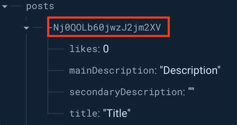 Javascript How Do I Get A Post Id In Firebase Database Stack Overflow