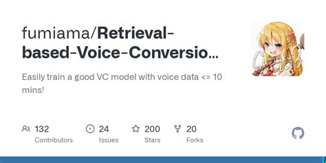 GitHub Fumiama Retrieval Based Voice Conversion WebUI Easily Train A Good VC Model With Voice