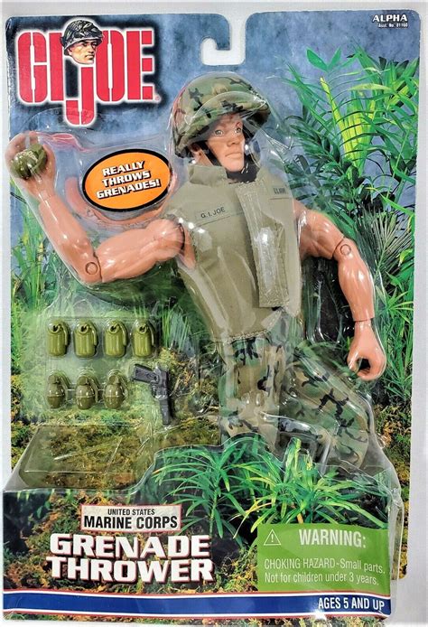 Gi Joe United States Marine Corps Grenade Thrower 12 Action Figure