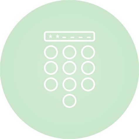 Passcode Lock Vector Icon 16352459 Vector Art At Vecteezy