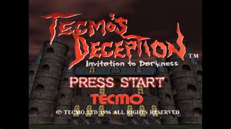 Psx Longplay 737 Tecmos Deception Invitation To Darkness Us Youtube