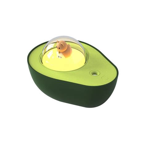 Avocado Air Humidifier Cute Desktop Warm Night Light Water Diffuser