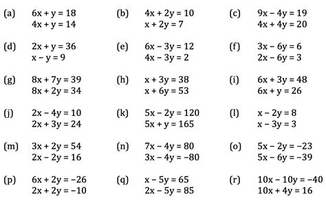 Ks3 Y9 Simultaneous Equations Maths With David
