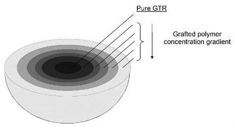 Gradient Density Grafted Polymers On Ground Tire Rubber Particles By