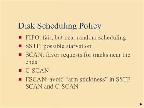 Disk Scheduling