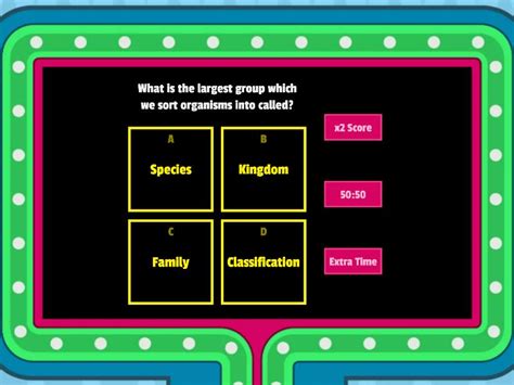 Y6 Classification Quiz Hs Gameshow Quiz