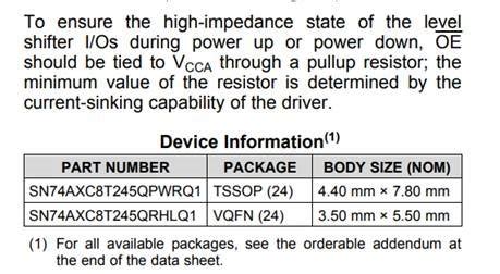 SN74LVC8T245 Power On Sequencing Logic Forum Logic TI E2E Support Forums