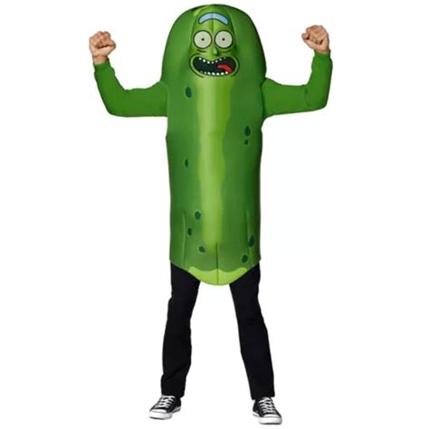 Adult Pickle Rick Costume Rick And Morty Halloween And Costume Stores