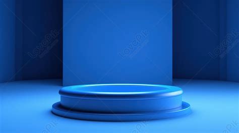 추상적 배경에 파란색 받침대 제품 디스플레이의 놀라운 3d 렌더링 3d 침대 배경 제품 디스플레이 배경 추상적 배경 이미지 Hd 3d 침대 제품 디스플레이 추상적