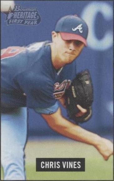 2005 Bowman Heritage Chris Vines 279 Mini Rc For Sale Online Ebay