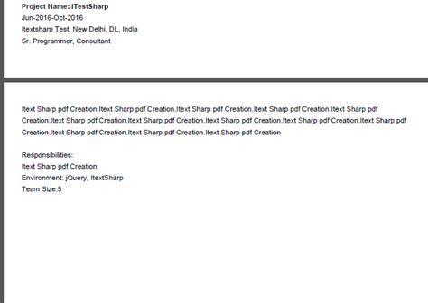 Create Multi Page Pdf Using Itextsharp And Jquery In Aspnet
