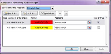 excel tutorial conditional formatting to indicate upcoming or overdue