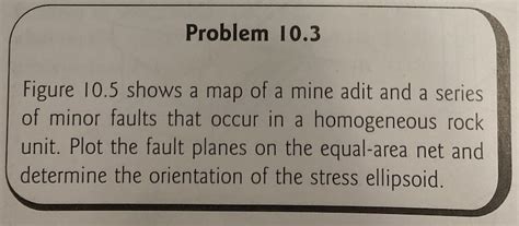 Problem 10 3 A Figure 10 5 Shows A Map Of A Mine Adit