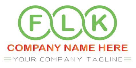 Premium Vector Flk Letter Logo Design