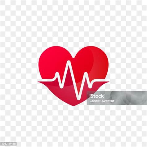 마음과 하트 로고 벡터 아이콘입니다 심장 의료 센터 또는 자선 발렌타인 사랑 또는 결혼식 인사말 카드에 대 한 격리 된 현대