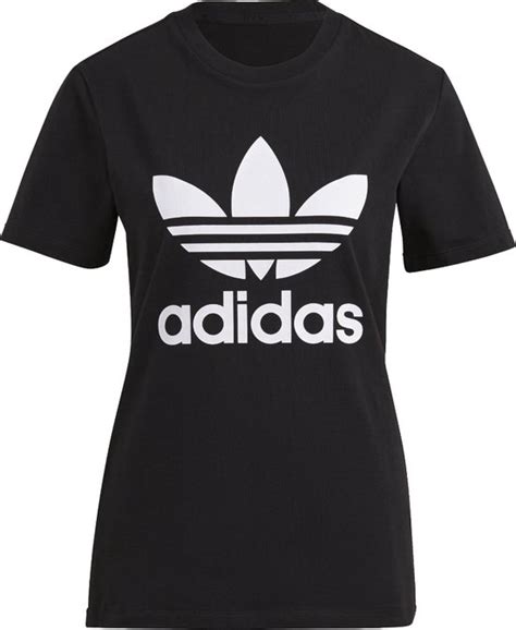 Adidas Adicolor Classics Trefoil Tee Gn2896 Vrouwen Zwart T Shirt