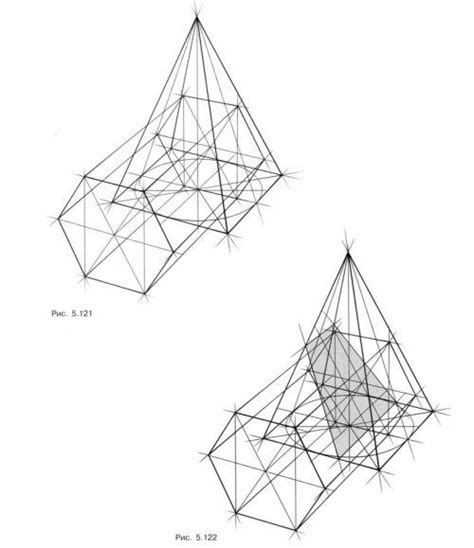 Врезка пирамиды и шестигранной призмы • СПЛАЙН Искусство с геометрией