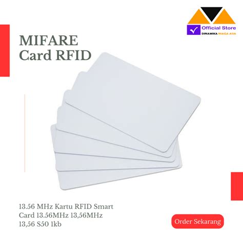 Jual Kartu IC RFID Mifare 13 56 MHz Kartu Putih Polos Untuk Akses Kontrol Read Only Shopee