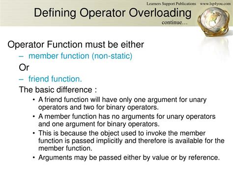 Ppt Operator Overloading And Type Conversions Powerpoint Presentation
