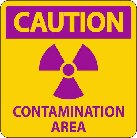 Premium Vector Radioactive Materials Sign Caution Contamination Area