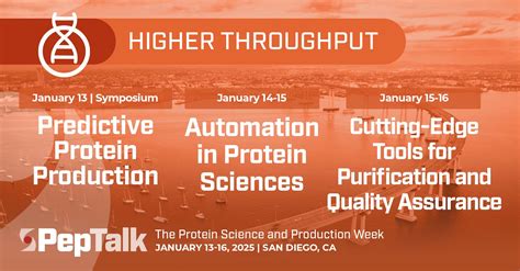 Higher Throughput Protein Production Peptalk The Protein Science