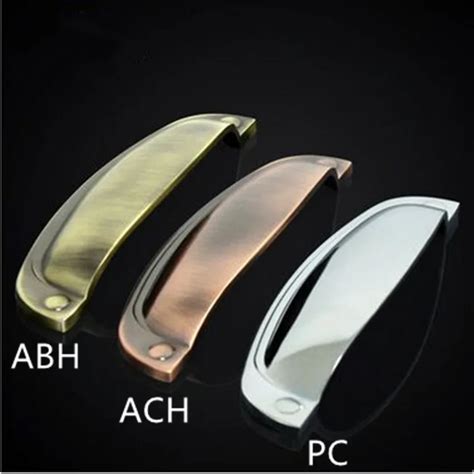 Vintage Style Dresser Pulls Silver Chrome Shell Cup Drawer Pulls Knobs