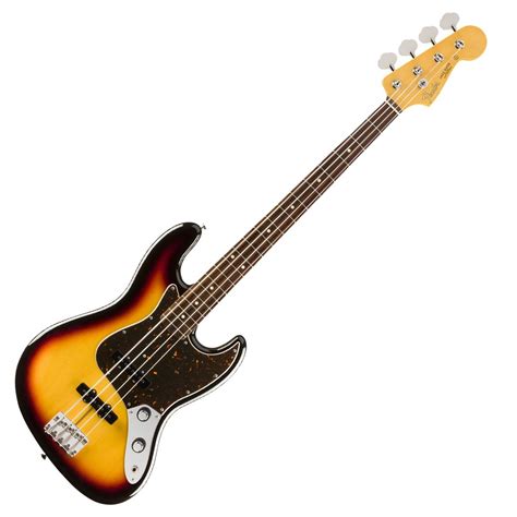 Disc Fender Mij 61 Jazz Bass Rw 3 Tone Sunburst At Gear4music