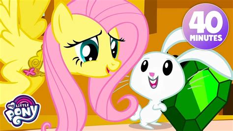 Theres The Bunny 🐇 Fluttershy And Angel Bunny Moments 💛 Mlp Friendship