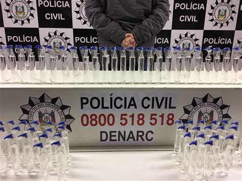 Homem é Preso Com Cem Frascos De Lança Perfume Avaliados Em R 30 Mil