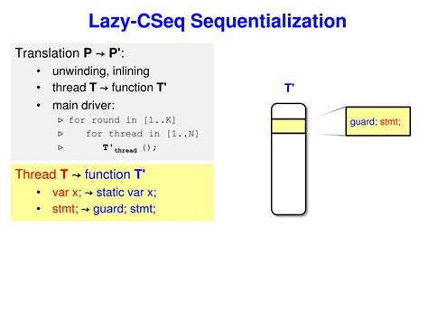 PPT Lazy CSeq A Lazy Sequentialization Tool For C PowerPoint Presentation ID 2392572