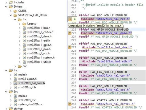 solved crh support missing in stm32f1xx ll gpio h
