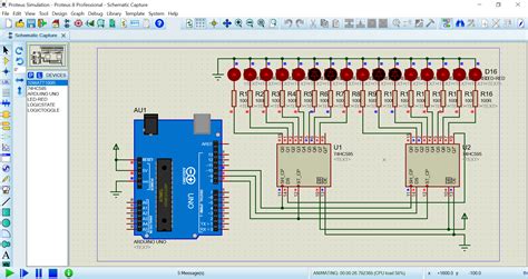 Marobotic How To Control 16 Leds With 74hc595 Shift
