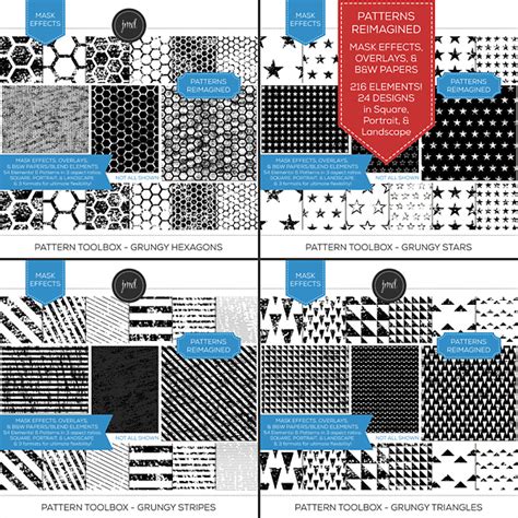 Pattern Toolbox Grungy Bundle 2 Digital Art