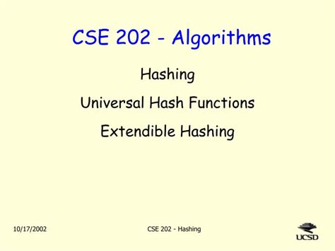 Ppt Cse 202 Algorithms Powerpoint Presentation Free Download Id3420609