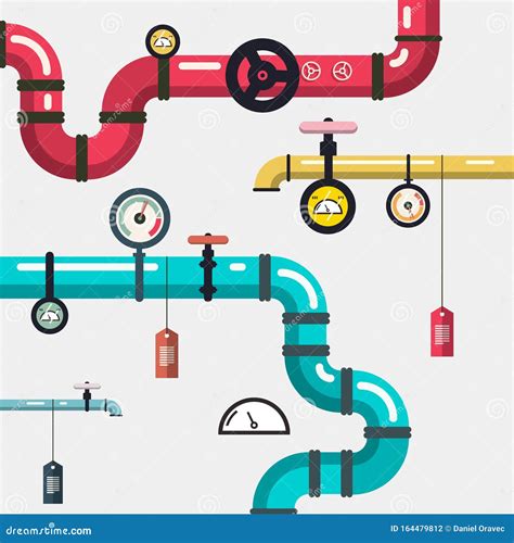 Pipeline Vector Logo Pipeline Illustration 171448206