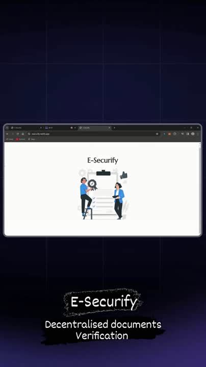 Hackathon Blockchain Decentralization Documentverification Ipfs Web3… Virengiri Goswami