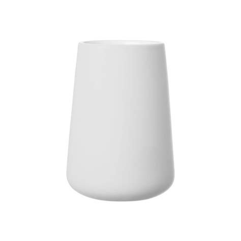 εstia Home Art ΠΟΤΗΡΑΚΙ ΜΠΑΝΙΟΥ Fjord ΚΕΡΑΜΙΚΟ White